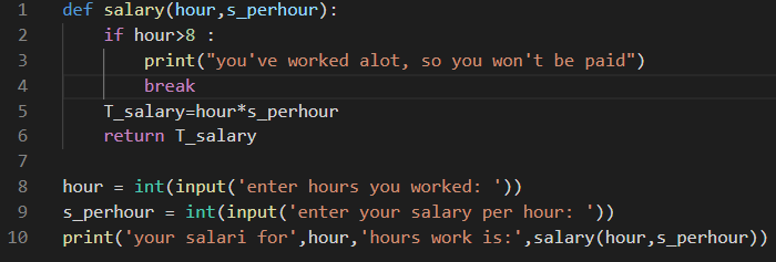 How To Get Out Of A Function In Python Using Break Quora